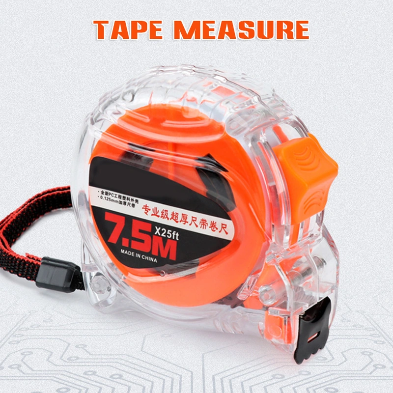 Transparent 3-10m Steel Tape Measure Portable Metal Waterproof Tape ...