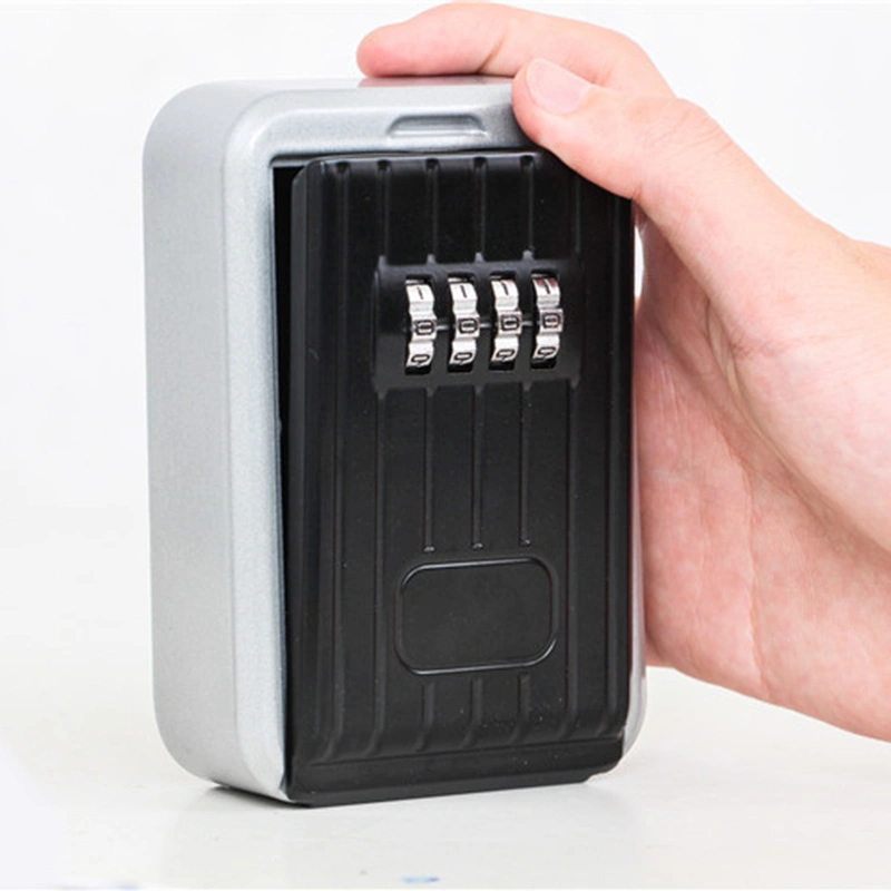 Wall Mounted/Padlock 4-Digit Combination Key Lock Storage Safe Security ...