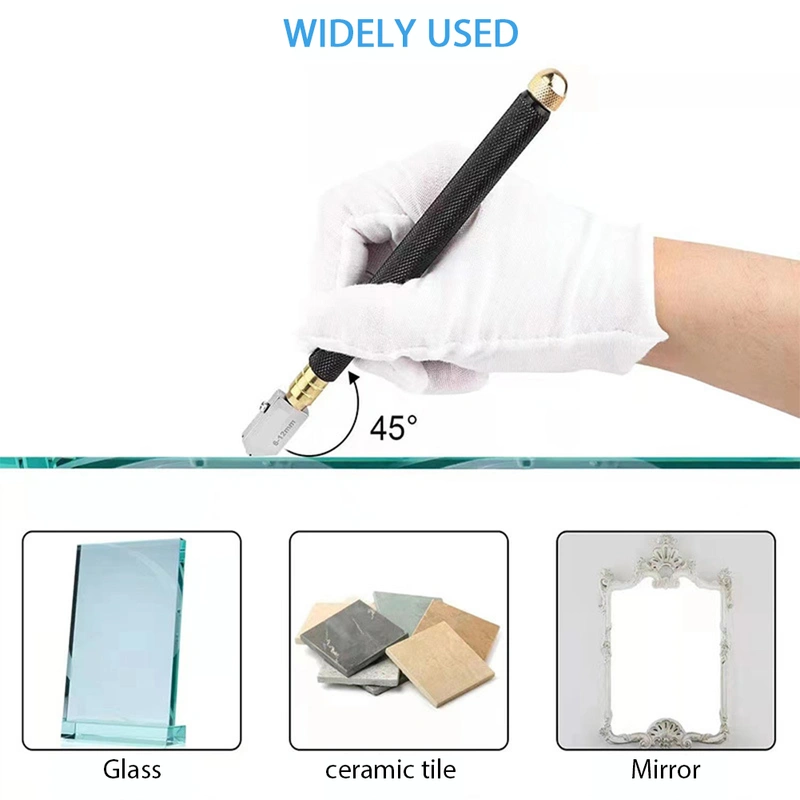 Professional Glass Cutter Set With Ergonomic Handle For 2-22mm Thick ...