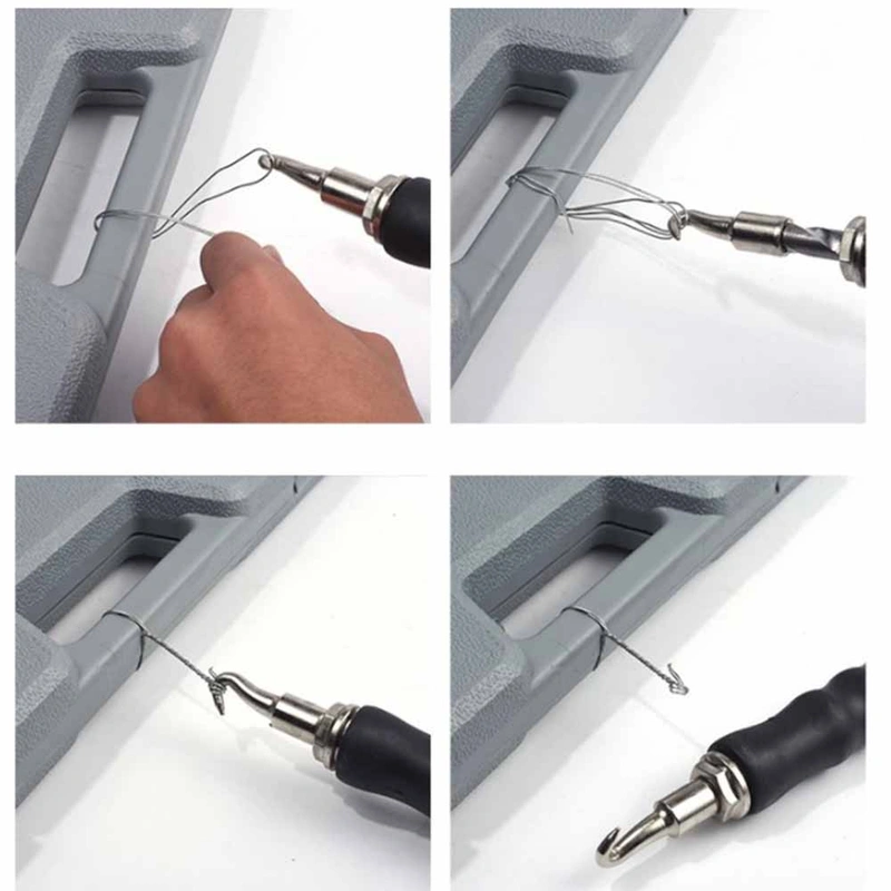 Straight Pull Steel Bar Semi Automatic Hook Fast Steel Bar Worker ...