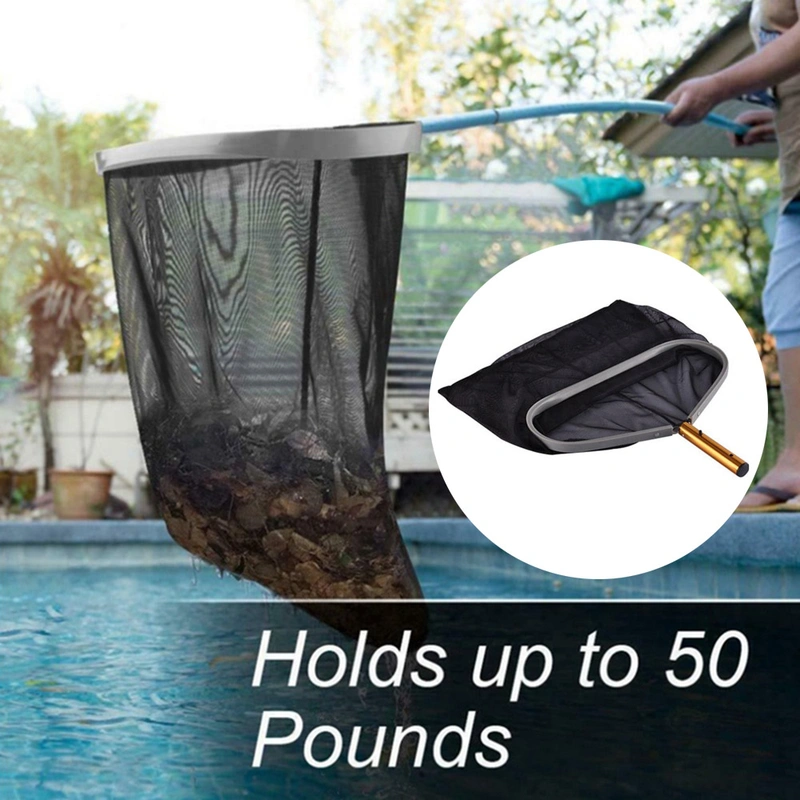 Pool Skimmer Net Deep Mesh Skim Bag Cleaning Tool Black Pool Skimmer ...