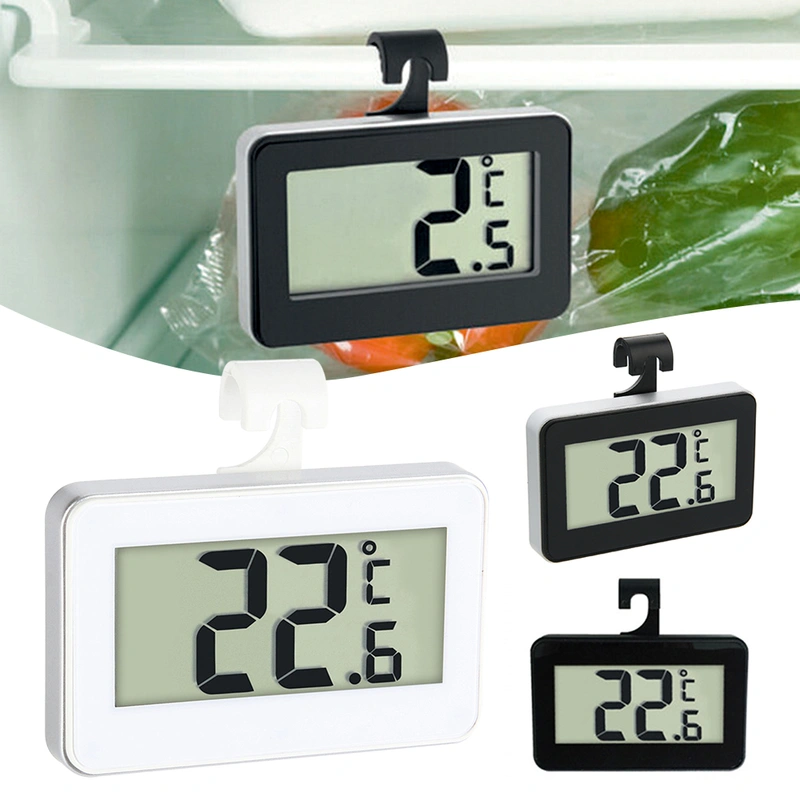 Household Digital Alarm Thermometer Hangable Warnable Temperature ...