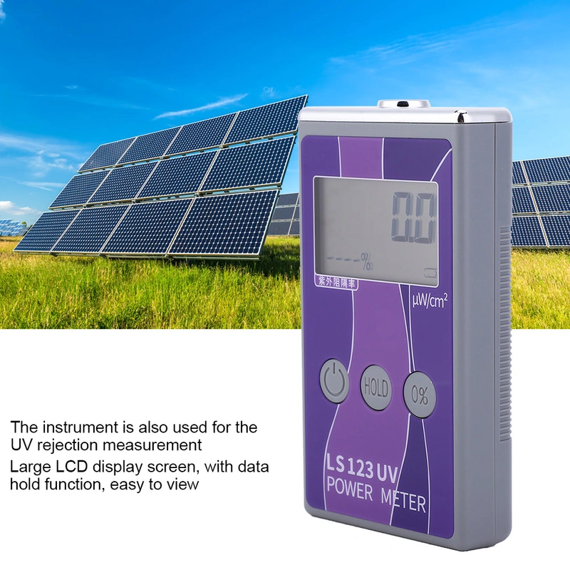 LS123 Portable UV Power Meter Handheld UV Radiation Tester Illumination ...