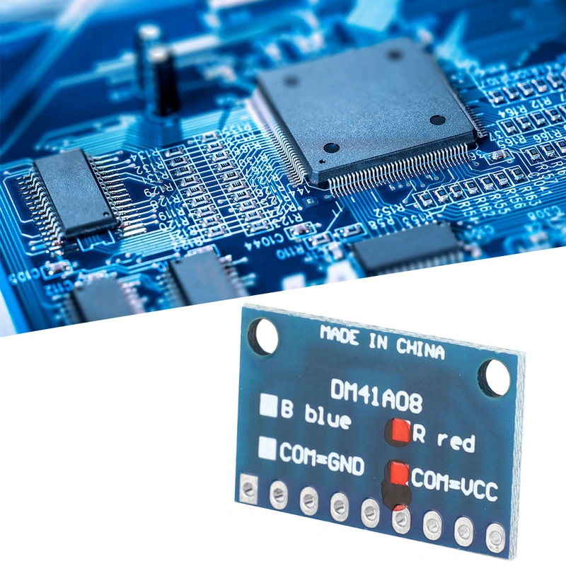 4Pcs LED Module Blue/Red Common Cathode/Common Anode Breadboard Kit For ...