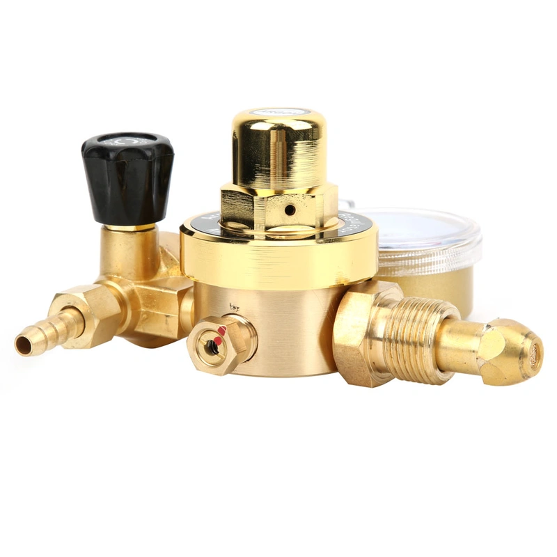 WX-55T G5/8 Male Thread Argon Gas Pressure Reducer Argon Gas Meter ...