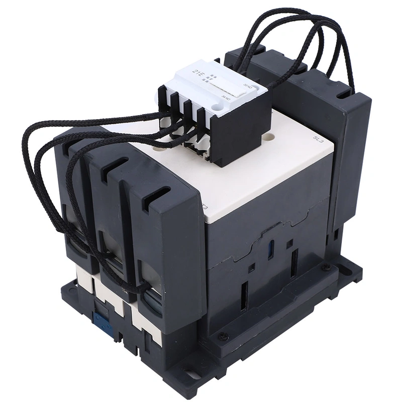 CJ19-115/21 Switch Over Contactor AC220V 115A 1NO 1NC Capacitor ...