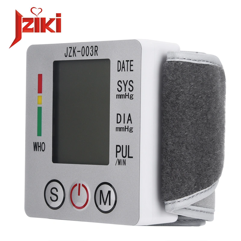 Jziki Digital Wrist Blood Pressure Pulse Monitor Arterial Hypertension ...