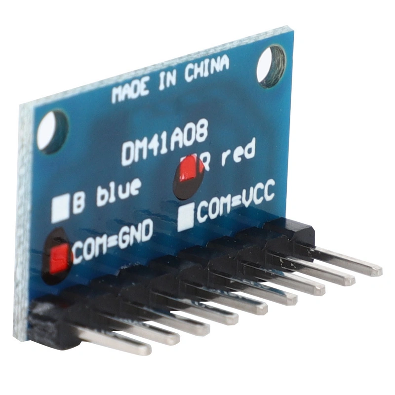 4Pcs LED Module Blue/Red Common Cathode/Common Anode Breadboard Kit For ...