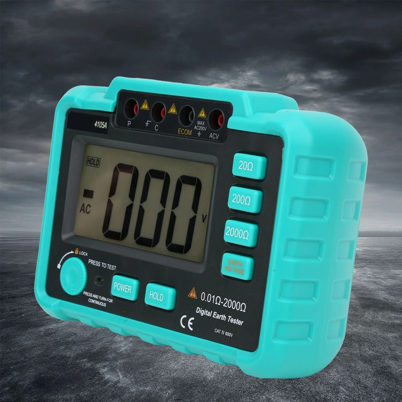 4105A High Sensitive Digital Earth Ground Insulation Resistance Meter ...