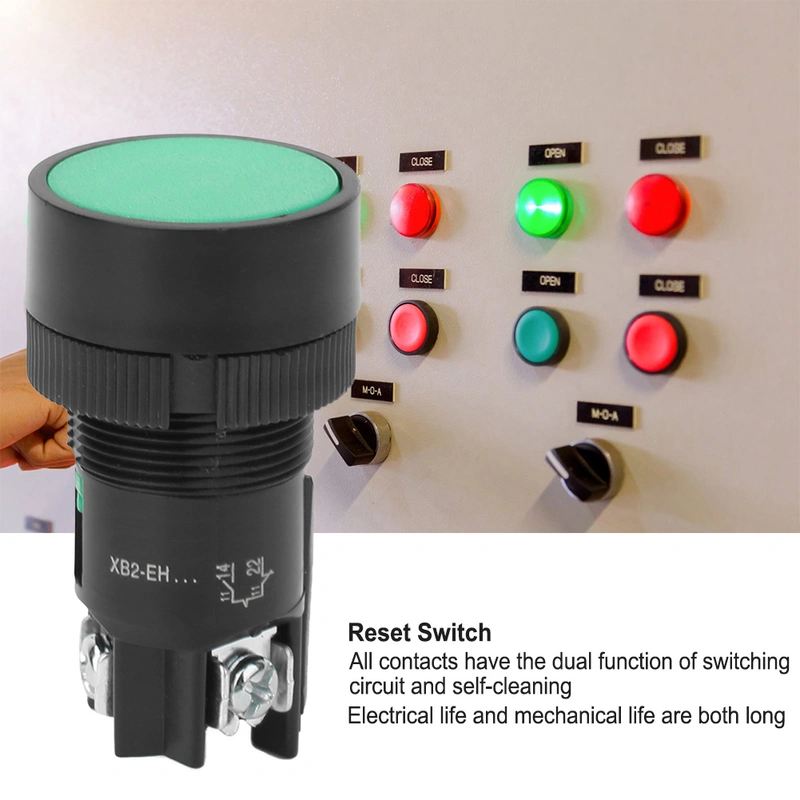10 Pcs Push Button XB2-EH Serial Control Switch 660V 10A Self-Lock ...