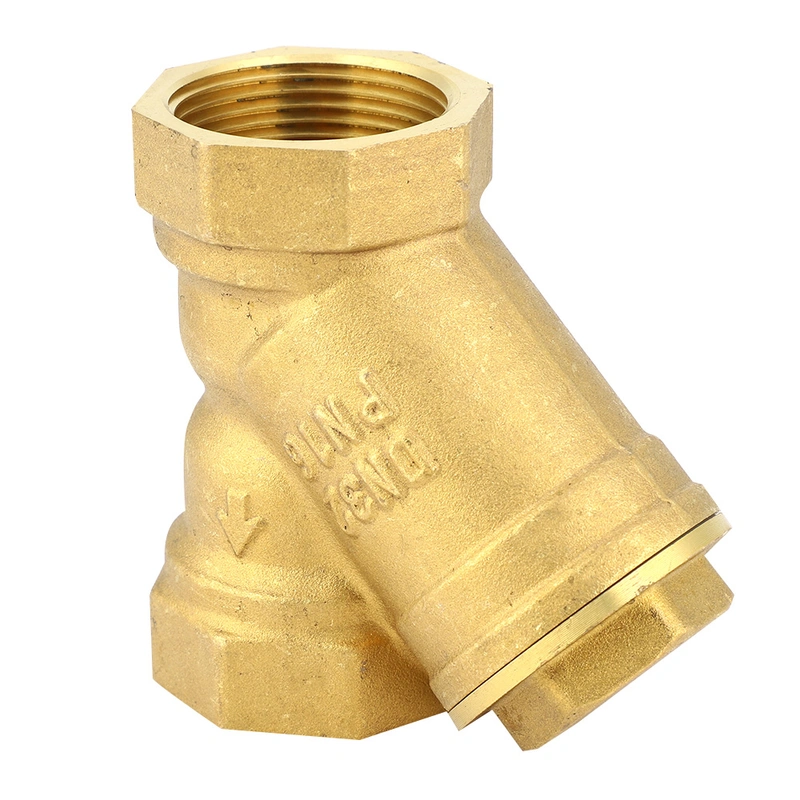 Y Type Strainer Filter DN32 G1-1/4in Brass Female Thread Connection ...