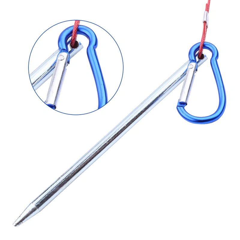 16ft Stainless Steel Heavy Duty Fishing Catch Stringer With 5 Lock ...