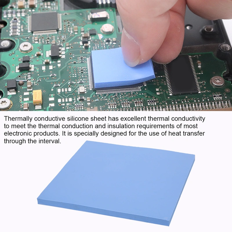 Silicone Thermal Conductivity Pad CPU GPU Heat Dissipation Sheet ...