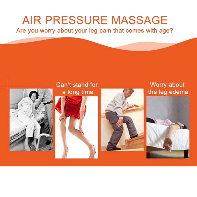 Air Compression Leg Massager Electric Circulation Leg Wraps For Foot ...