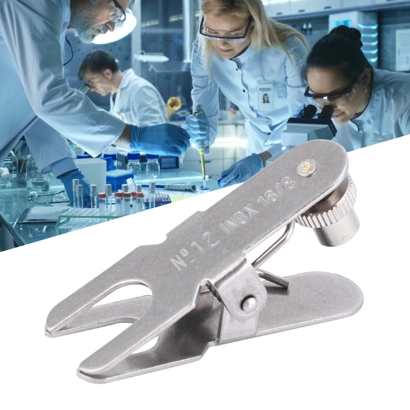 Stainless Steel Lab Clamp Pinch Clip Glass Ball Clamp Laboratory ...