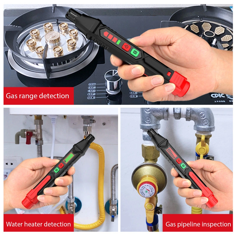 Handheld Portable Gas-Leak Detector With Audible Visual Alarm Alarm ...