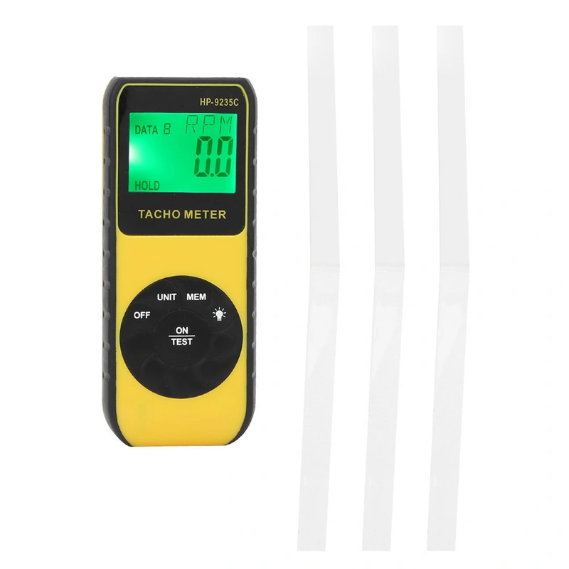 Handheld Non-Contact Digital Tachometer Tacho Rotate Speed Meter Engine ...