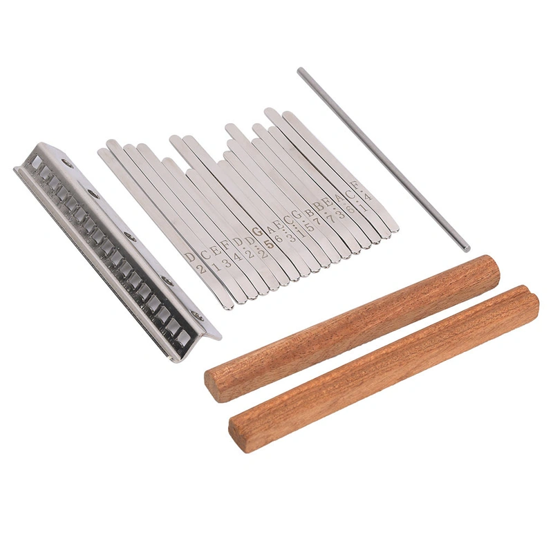 Metal Kalimba Key Accessories Wood Beam Metal Bar Stick Musical ...