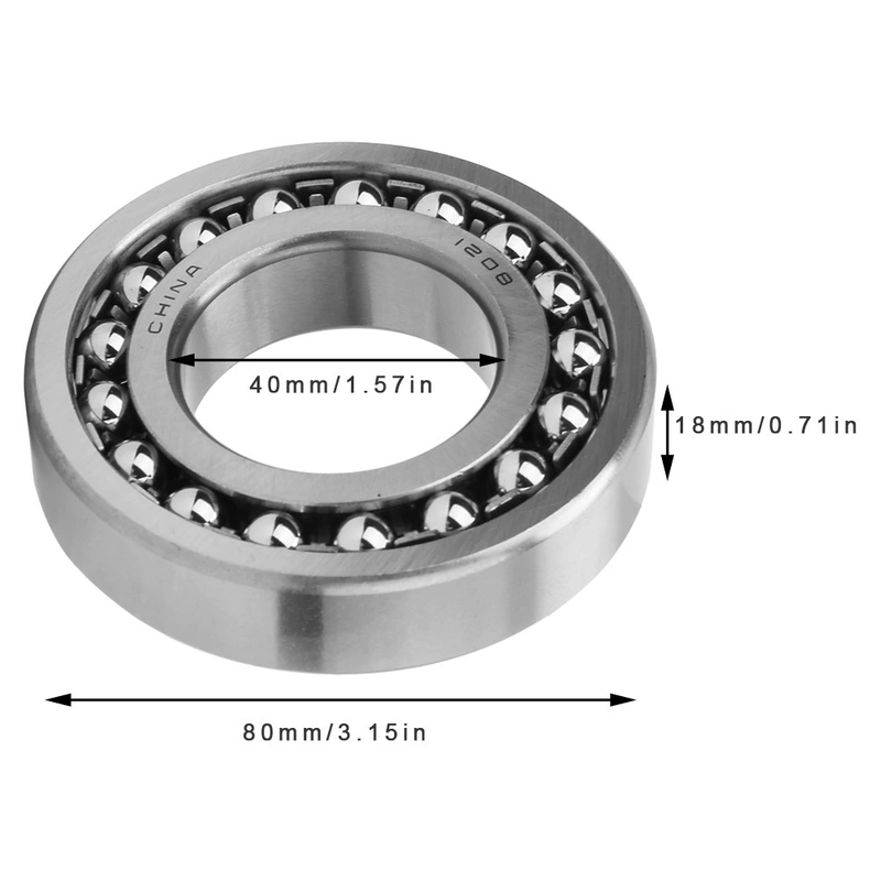 Stainless Steel Bearing 1208 High Temperature Resistance Bearing ...