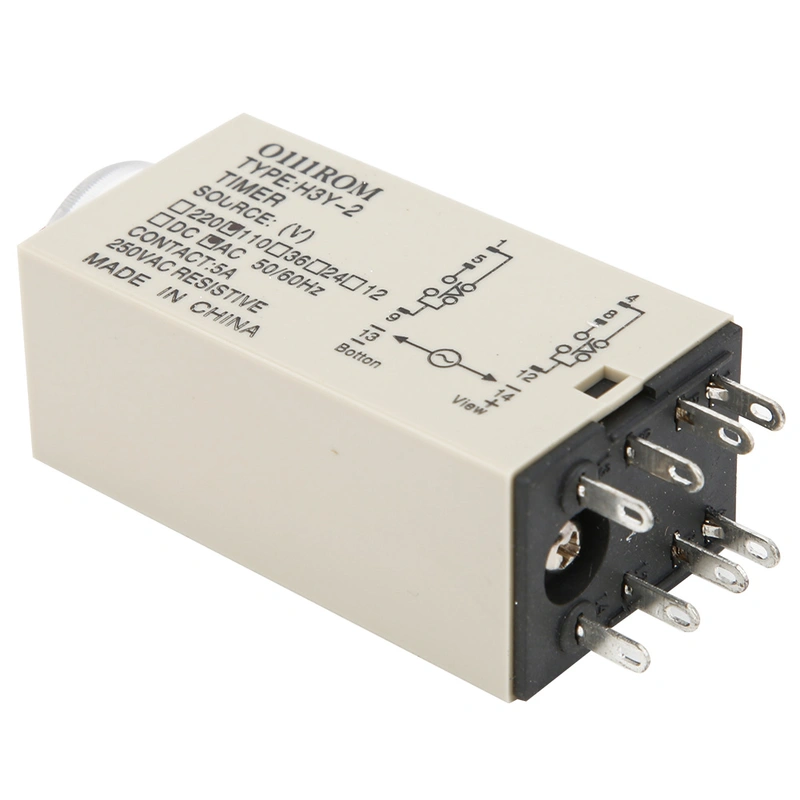 H3Y-2 Delay Timer 8 Pin Timer Relay 0~30 Minutes Dial Type 5A For ...