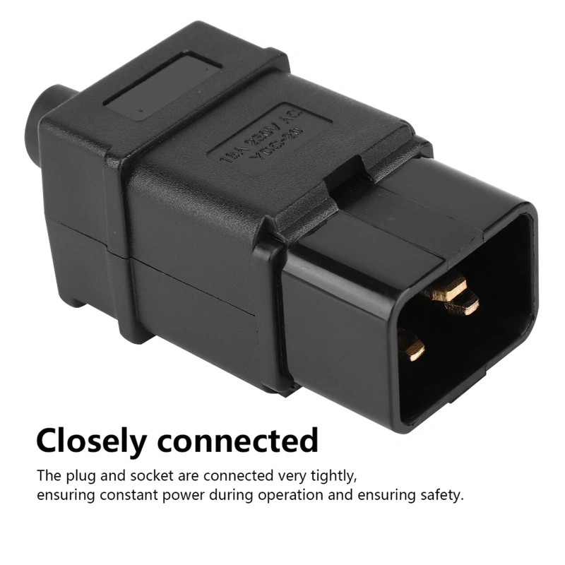 IEC Connector Power Cord Extension C19 Female Socket/C20 Male Plug ...