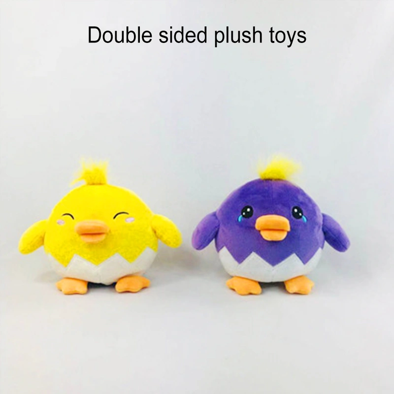 Lovely Reversible Plushie Toys Super Soft Double-Sided Flip Animal ...