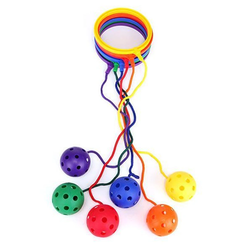 Ankle Skip Ball 3pcs Foldable Plastic Jumping Ball Kids Soft Bouncing ...