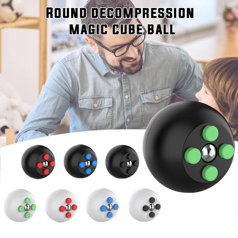 Round Stress-relief Cubes Ball Anti-Irritability And Anxiety Relief ...