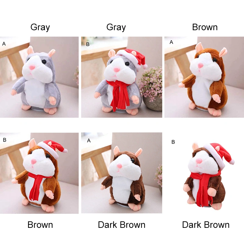 Talking Toy Hamster Imitating Talking Plush Toy Repeating Plush Animal ...