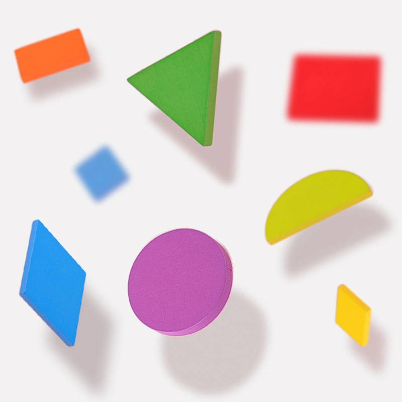 Match The Cards Puzzle Box Pattern Kids Toys Shape Dissection For ...