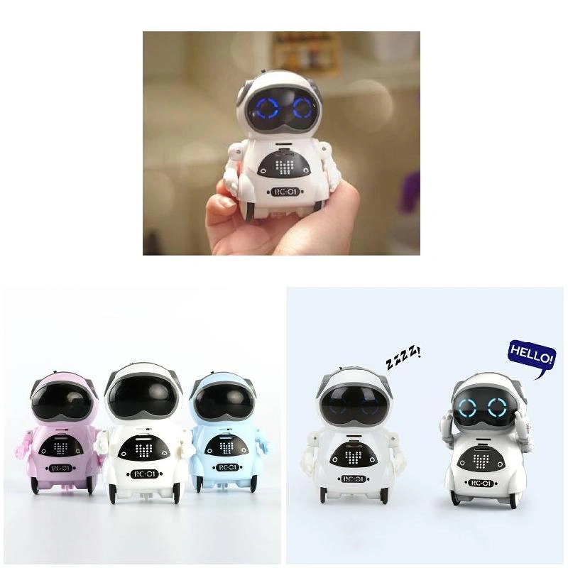 Pocket Robot Mini Robot Toys Gift Talking Interactive Dialogue Voice ...