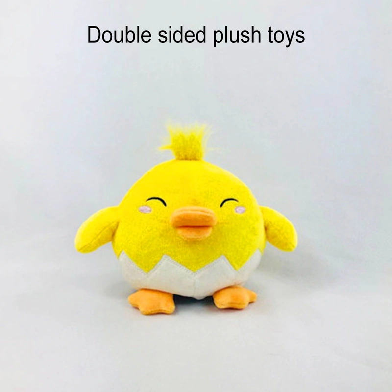 Lovely Reversible Plushie Toys Super Soft Double-Sided Flip Animal ...