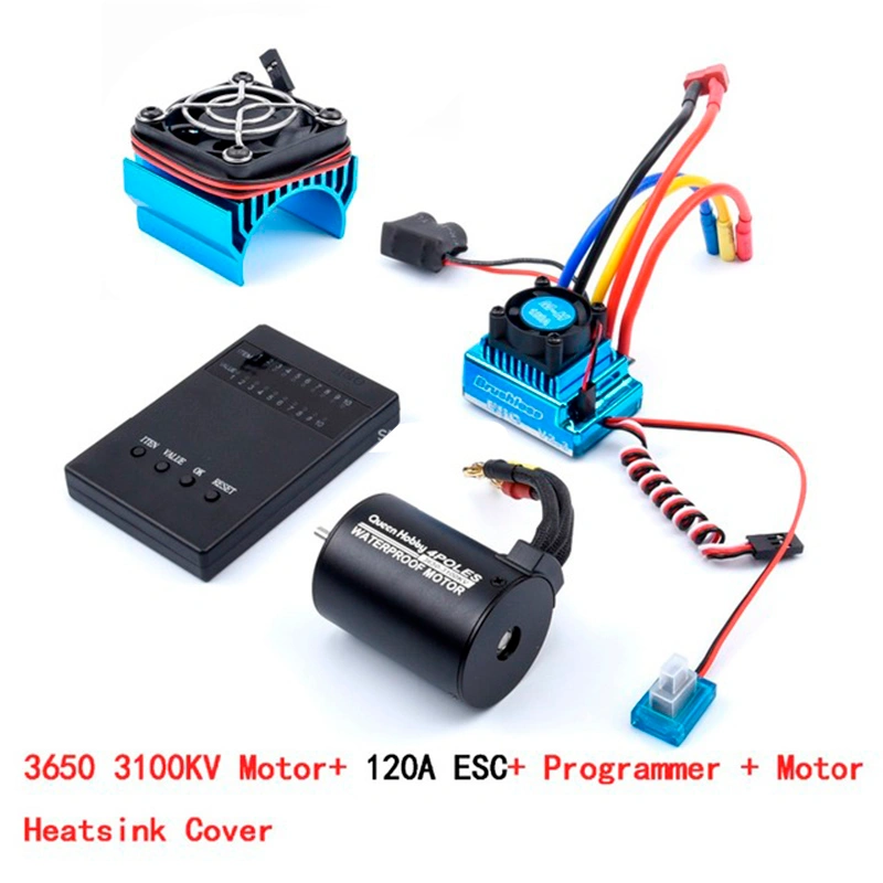 Brushless Motor 45a 60a 80a 120a Esc Combo For 1:10 Rc Car Rc Boat Part ...