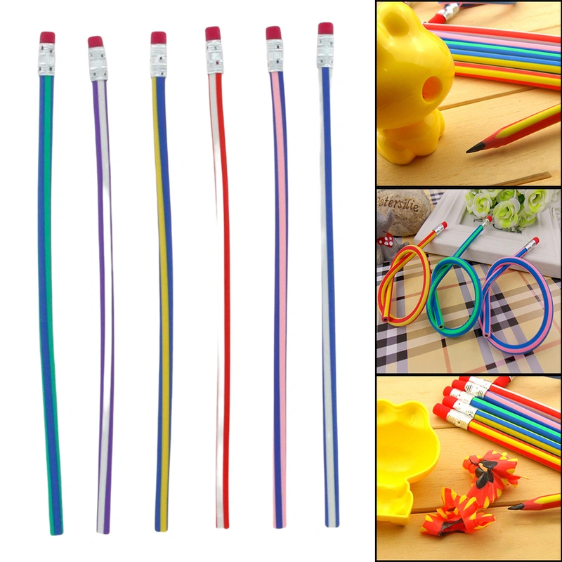 Unbreakable Bendable Pencil Multipurpose Erasable Pencil Portable ...