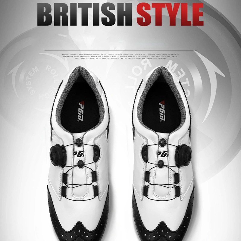 Rotating Shoelace Golf Shoes With Movable Spikes Wear-Resistance ...