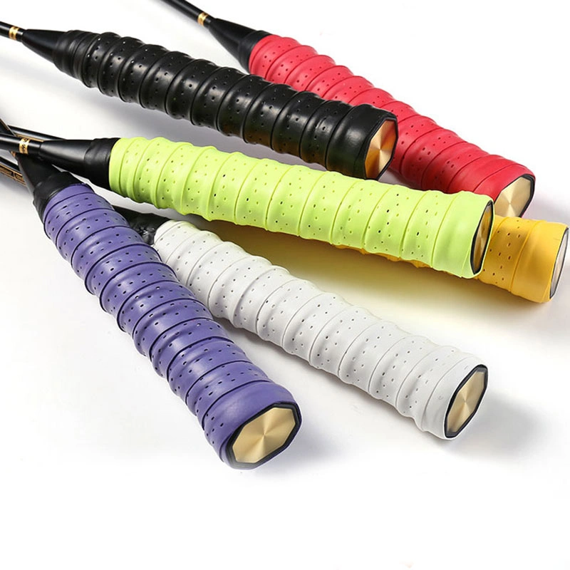 Racket Grip Anti Slip Perforated Super Absorbent Tennis Overgrip Badminton Overgrip Pickleball ...
