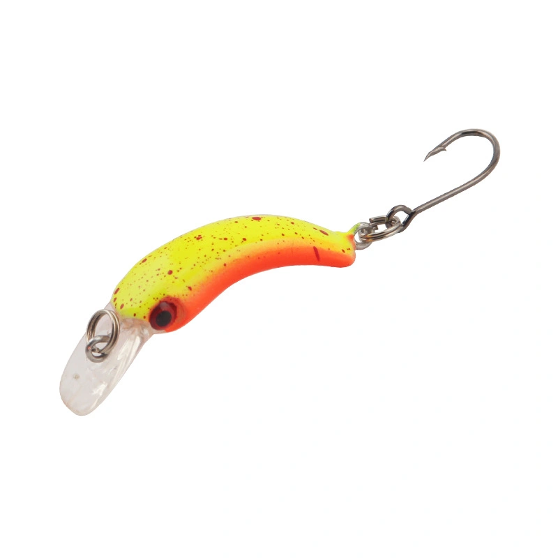 Floating Fishing Lures With 3D Eyes Simulation Arched Fish Shape Lure ...