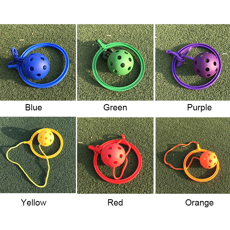 Ankle Skip Ball 3pcs Foldable Plastic Jumping Ball Kids Soft Bouncing ...