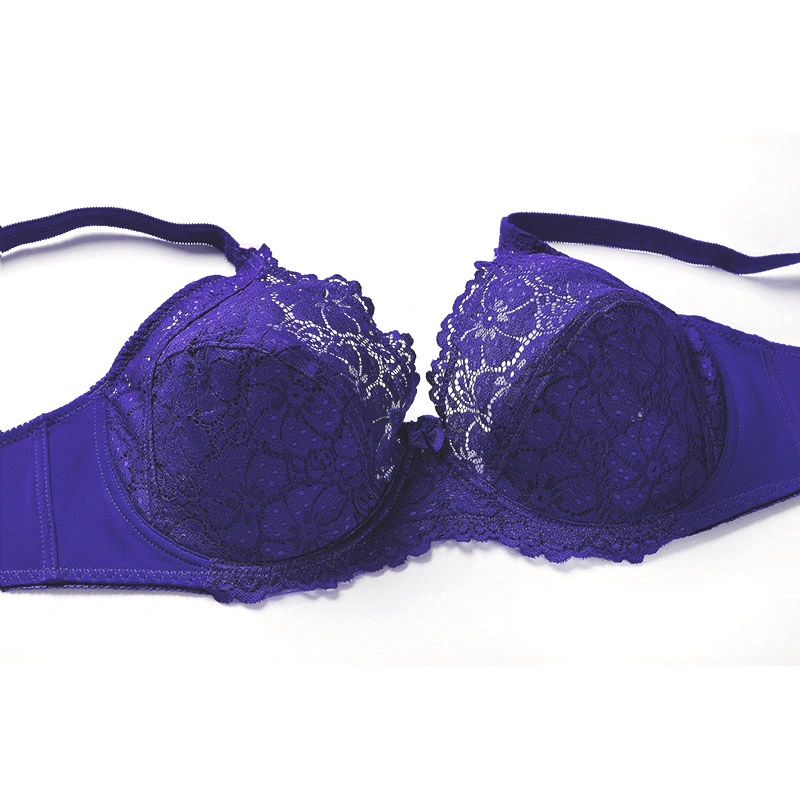 Plus Size Underwired Comfort Permeable Support Lace Breathable High ...