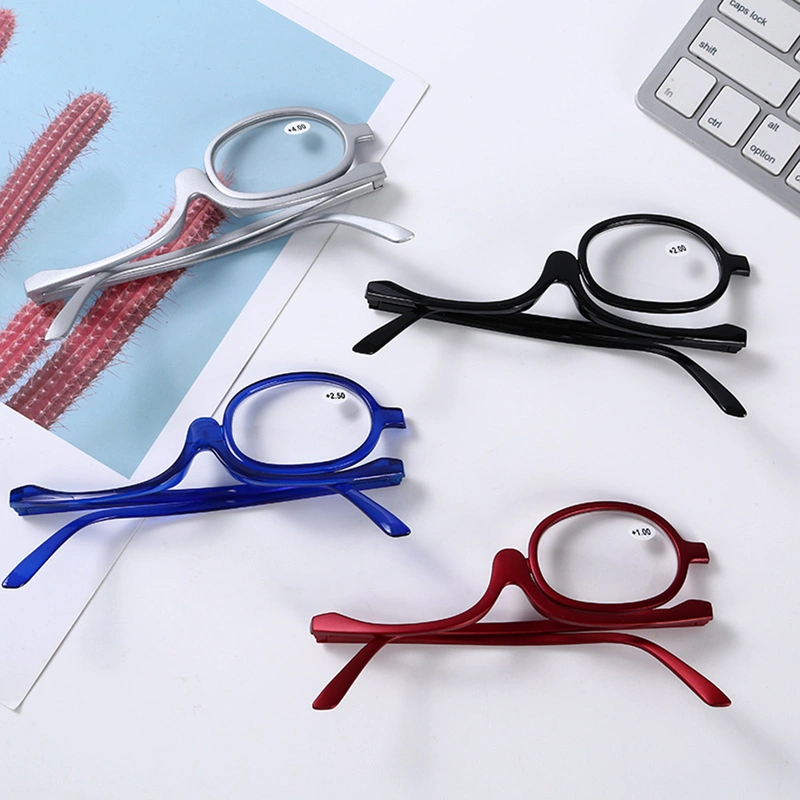 Clear Make Up Glasses Flip Down Magnifying Makeup Reading Glasses ...