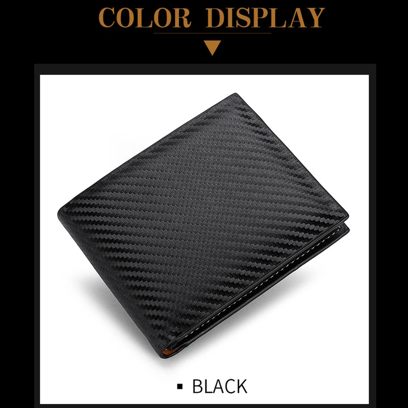 Carbon Fiber Slim Wallet For Men Slim Bifold Mini Wallets Minimalist ...