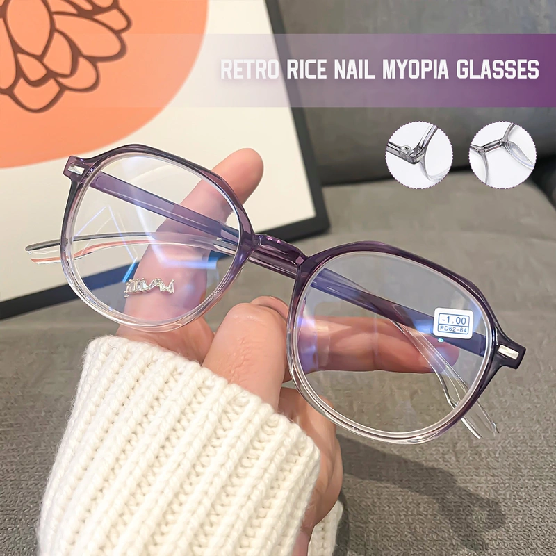 50-400 Optical Power Myopia Glasses Gradient Frame Unisex Prescription ...