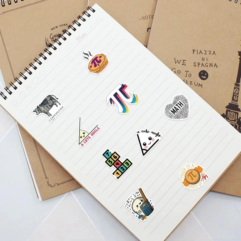 ZCtron 50Pcs Funny Math Stickers,Mathematics Stickers,Love Maths ...