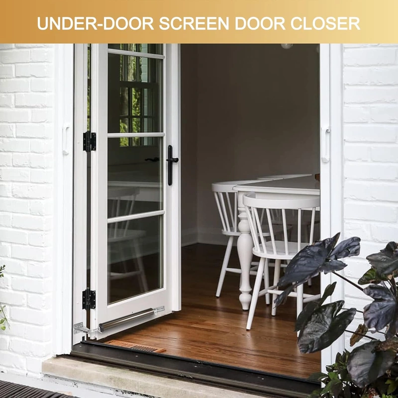Guo Medium Duty Screen Door Closers Kit, Adjustable Pneumatic Storm ...