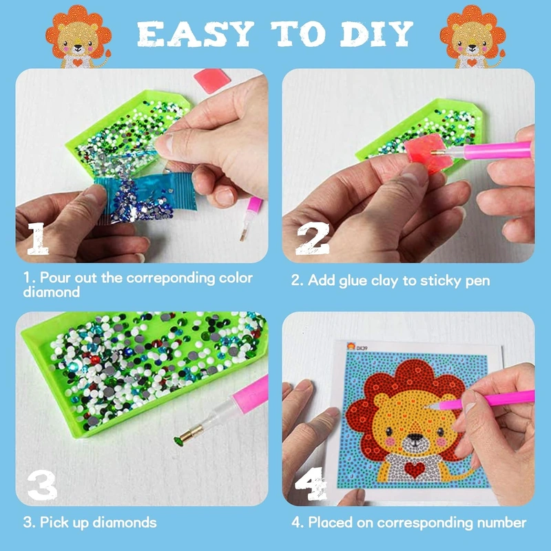 Guo Diamond Painting Kits for Kids - 5D Diamond Art Kits for Adults ...