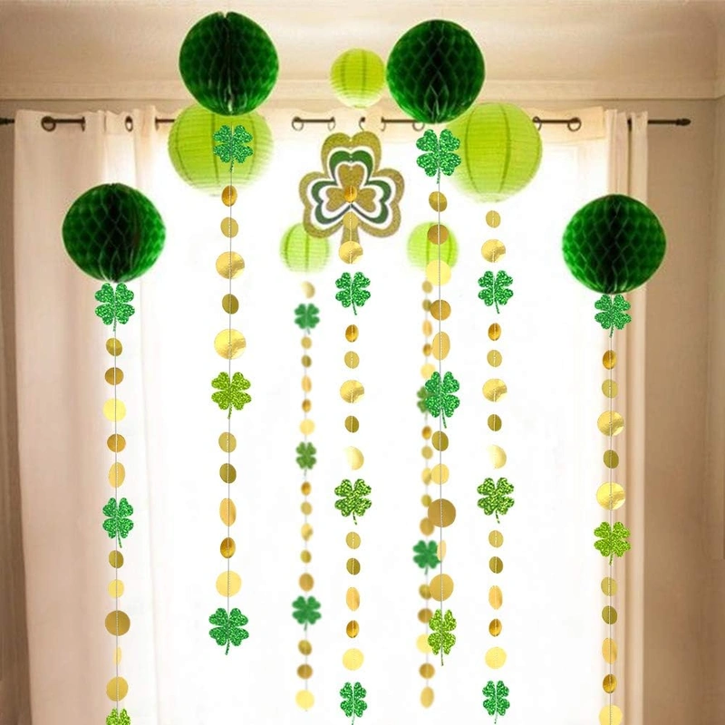 Guo Glitter St Patricks Day Garland Kit Saint Patricks Party ...