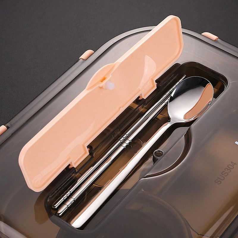 Guo Bento Lunch Box,Bento Box for Student Thermal Insulation Leak Proof ...