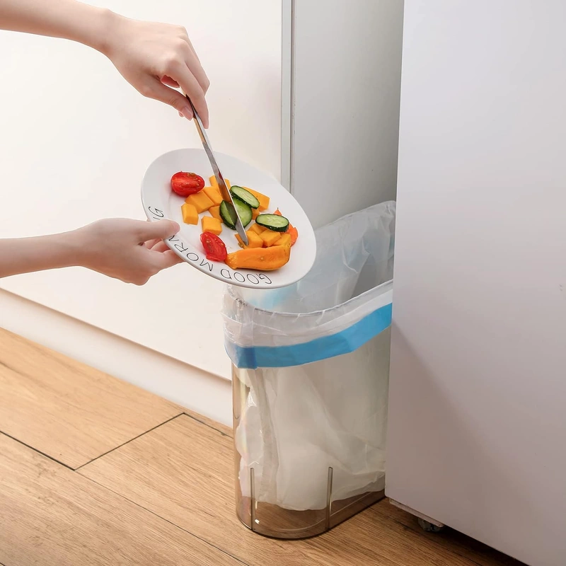 Guo Compact Trash Can Slim Trash Can 3 Gallon (Approx. 9.8 Liters ...