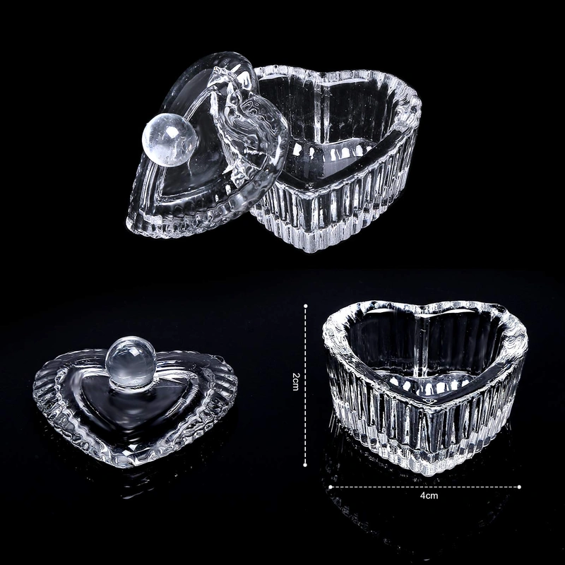 ZCtron Nail Dappen Dish with Lid,2 Pieces Mini Nail Art Acrylic Liquid ...