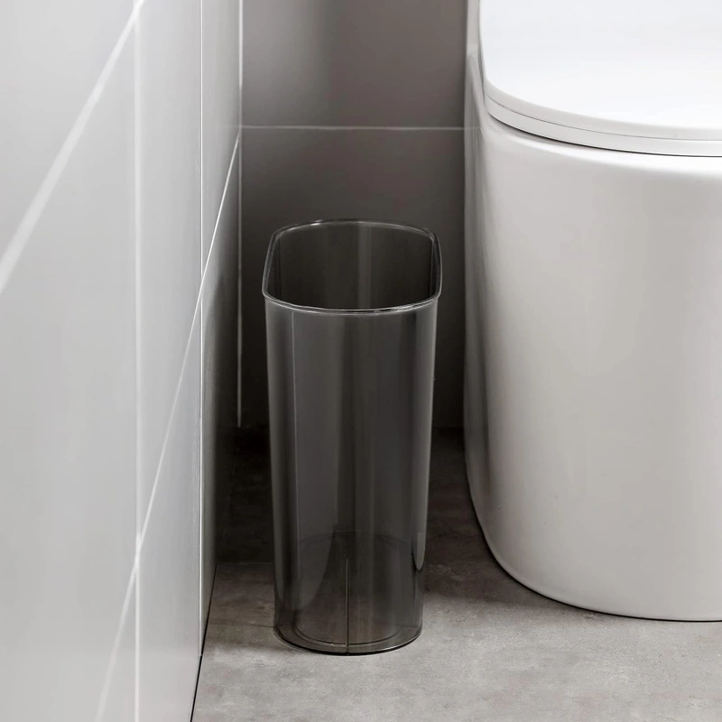 Guo Compact Trash Can Slim Trash Can 3 Gallon (Approx. 9.8 Liters ...